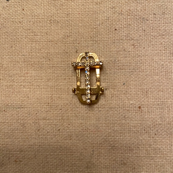 KEEP Collective | Jewelry | Keep Collective Gold Pave Cross Charm ...